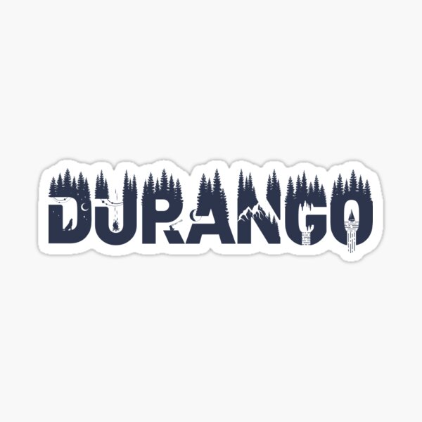 "Durango, Colorado" Sticker for Sale by InvestingRoad | Redbubble