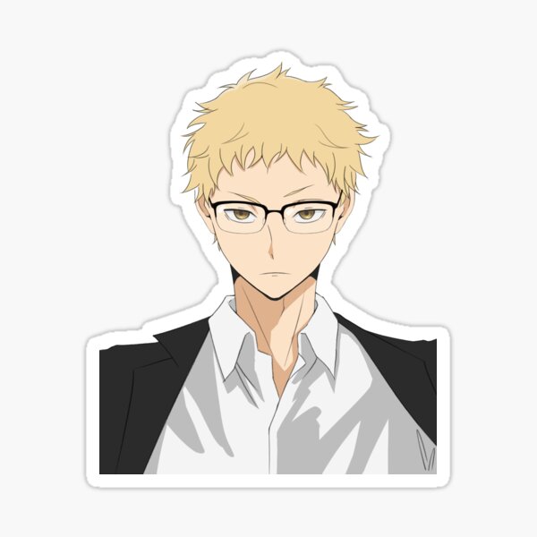 "Kei Tsukishima" Sticker for Sale by esuchandesu | Redbubble