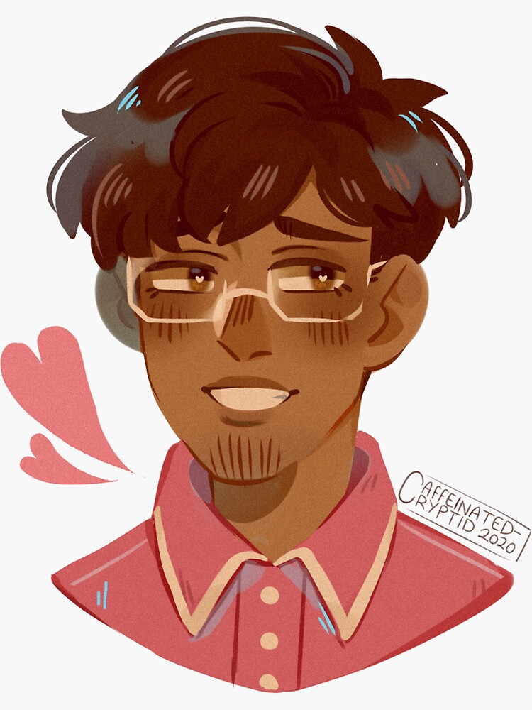 "Nico (Sanders Sides)" Sticker for Sale by caffeineCryptid | Redbubble