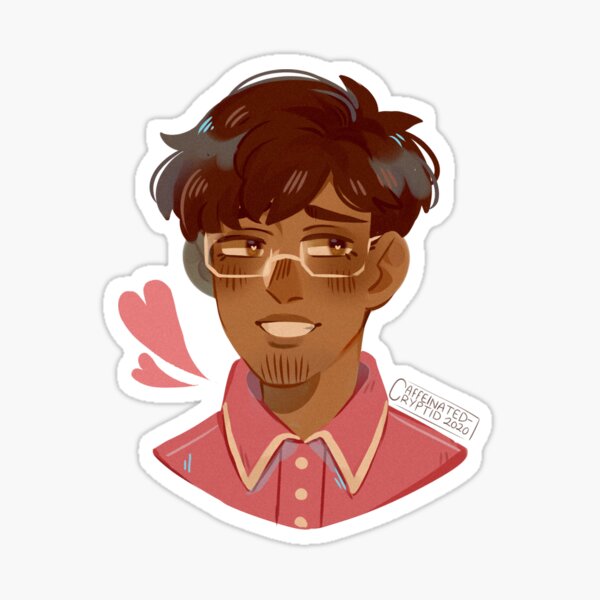 "Nico (Sanders Sides)" Sticker for Sale by caffeineCryptid | Redbubble