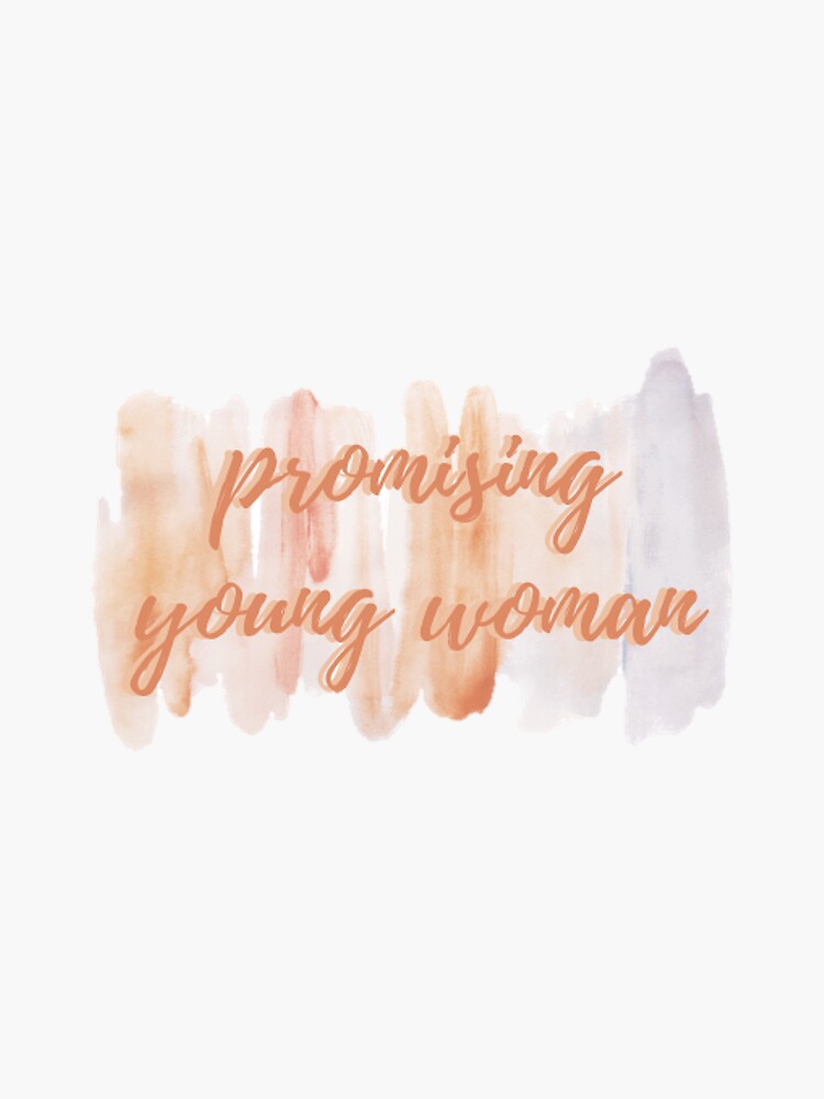 "Promising Young Women" Sticker by Stickermahem | Redbubble