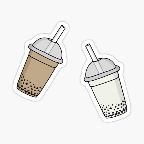 "Bubble Tea Boba" Sticker for Sale by hsan1400 | Redbubble