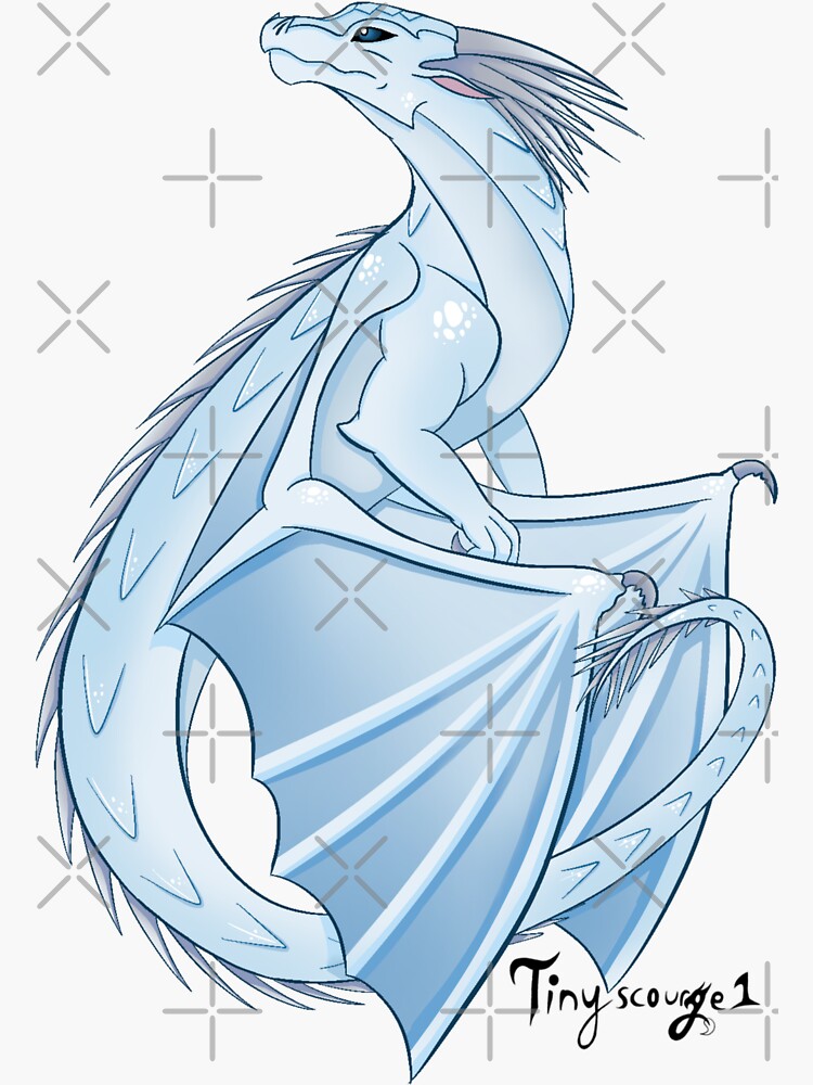 "Winter the IceWing" Sticker for Sale by tinyscourge1 | Redbubble