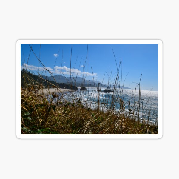 "Ecola State Park, Cannon Beach, Oregon" Sticker for Sale by MikeKunes ...