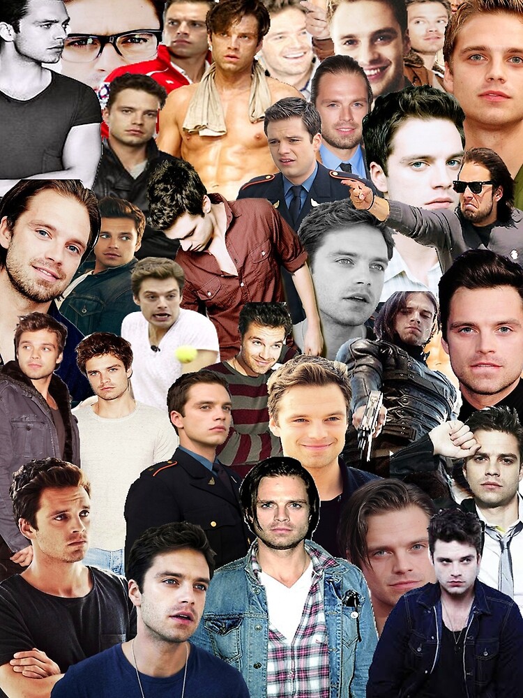 "Sebastian Stan Collage " by shopfandomhq | Redbubble
