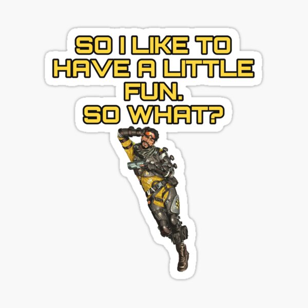 "Apex legends mirage" Sticker for Sale by Michii2310 | Redbubble