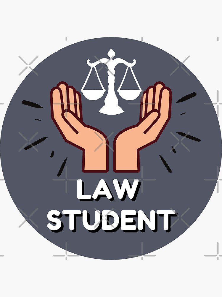 "Law Student" Sticker by Shash31 | Redbubble