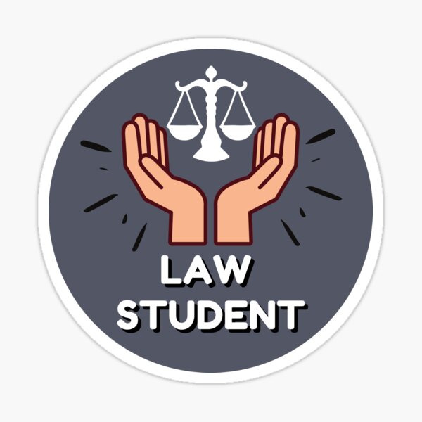 "Law Student" Sticker by Shash31 | Redbubble
