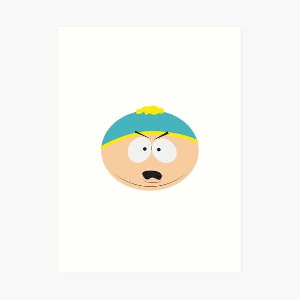 "South Park Eric Cartman Angry Face" Art Print for Sale by FanaToonic ...