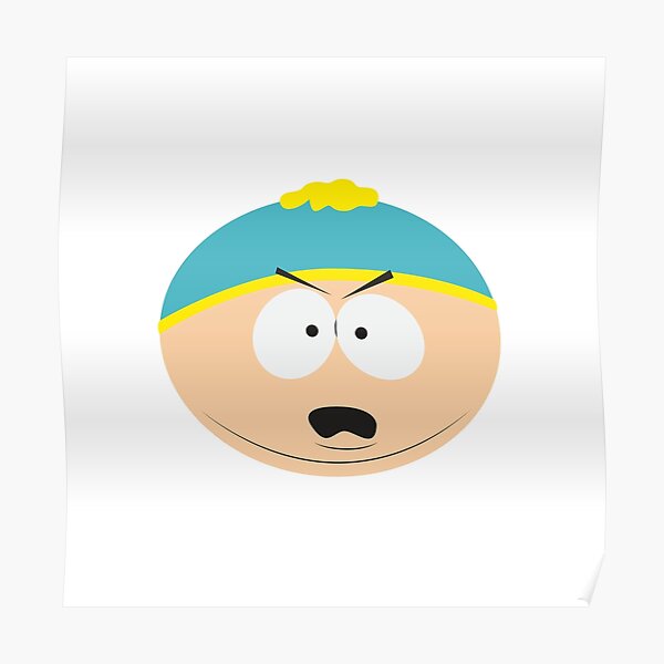 Póster «South Park Eric Cartman Cara enojada» de FanaToonic | Redbubble