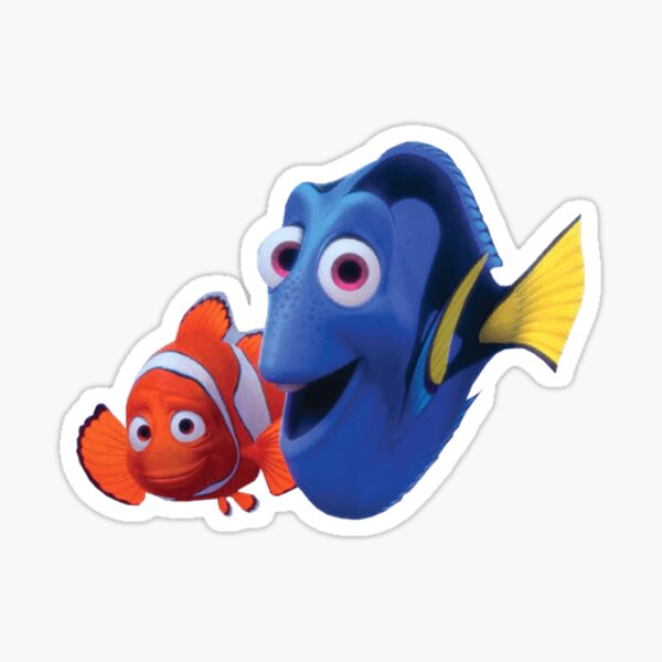 "Nemo and Dory Sticker" Sticker for Sale by SimplyStickerUS | Redbubble
