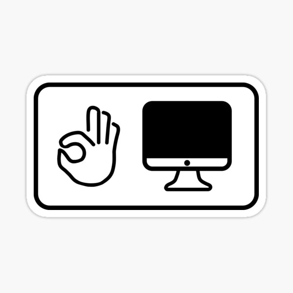"OK Computer" Sticker for Sale by subculturepress | Redbubble