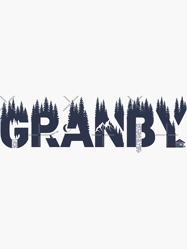 "Granby, Colorado" Sticker for Sale by InvestingRoad | Redbubble