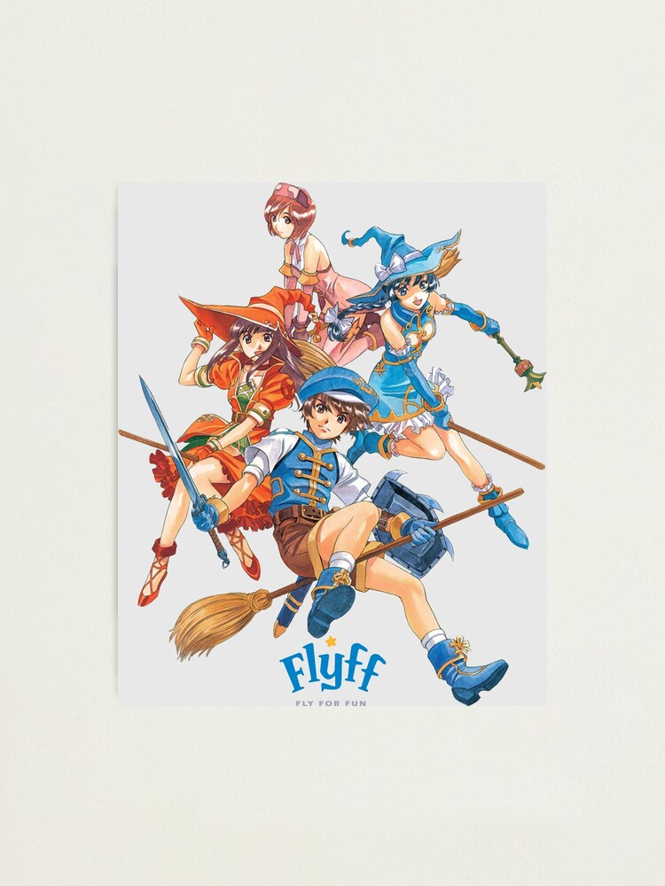 "Flyff | First flight (Logo version) (Silver background)" Photographic ...