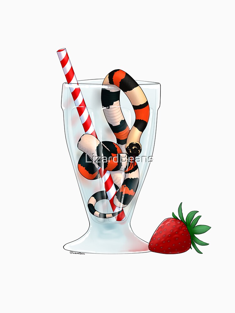 "Milk Shnake (snake shake)" T-shirt for Sale by LizardBeans | Redbubble ...