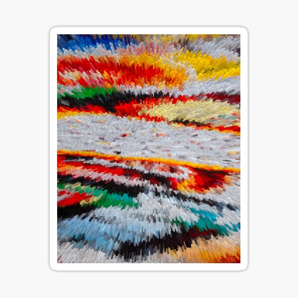 "Extrusion" Sticker for Sale by GenuineBurke | Redbubble