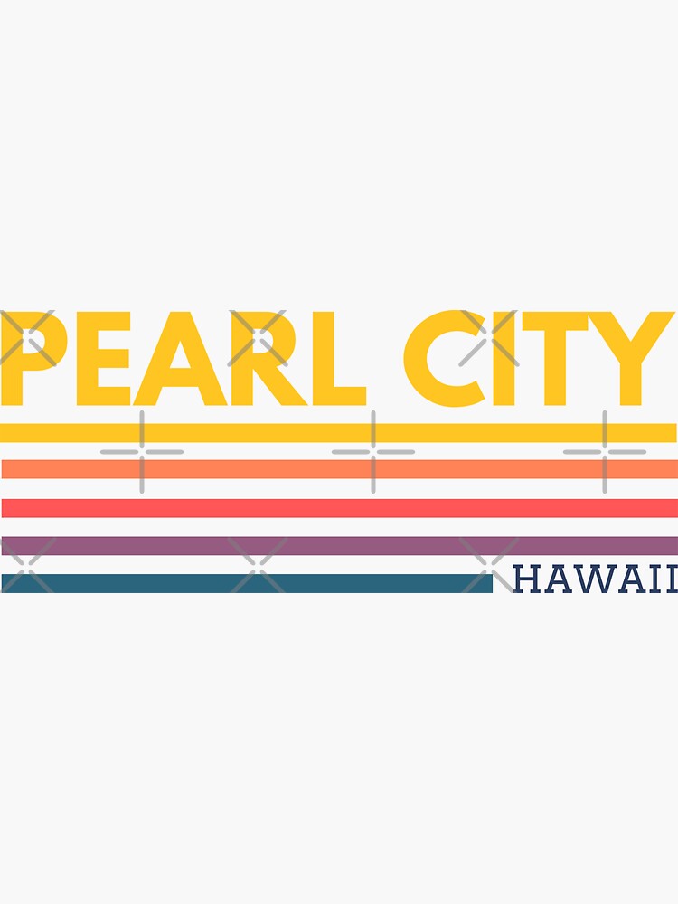"Pearl City Hawaii" Sticker for Sale by Taumaturgo | Redbubble