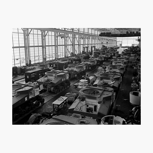 "M3 Lee Tank Assembly Line - Detroit - WW2 - Alfred T. Palmer ...