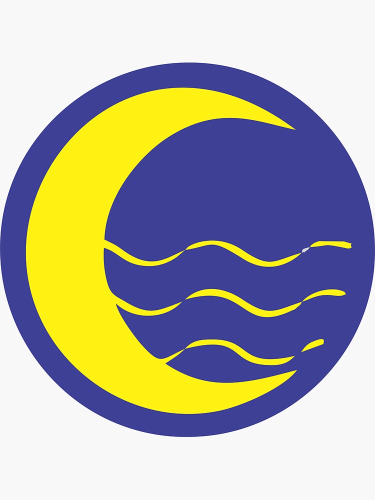 "Waterbender Logo" Sticker for Sale by Animos | Redbubble