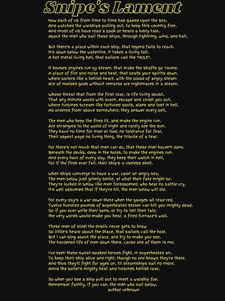 "Snipes Lament" T-shirt for Sale by Pitsnipe37 | Redbubble | snipe t ...