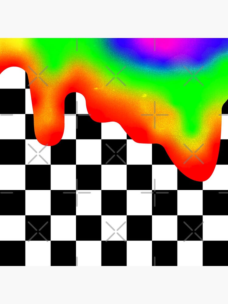 "Rainbow Acid Drip" Sticker for Sale by karanwashere | Redbubble