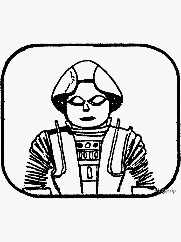 "BDBDBDBD! " Sticker by Megatrip | Redbubble