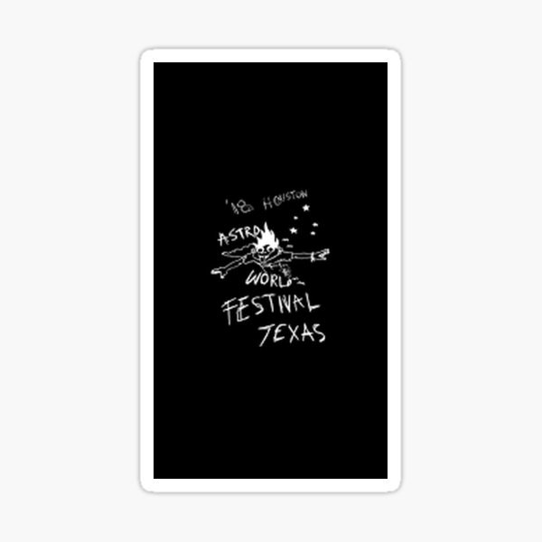 "travis scott astroworld festival texas" Sticker for Sale by JordzArt ...