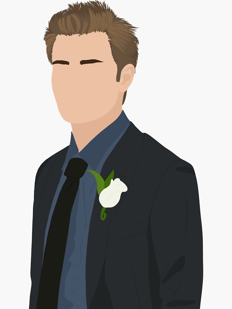 "stefan " Sticker for Sale by raenadrayton | Redbubble