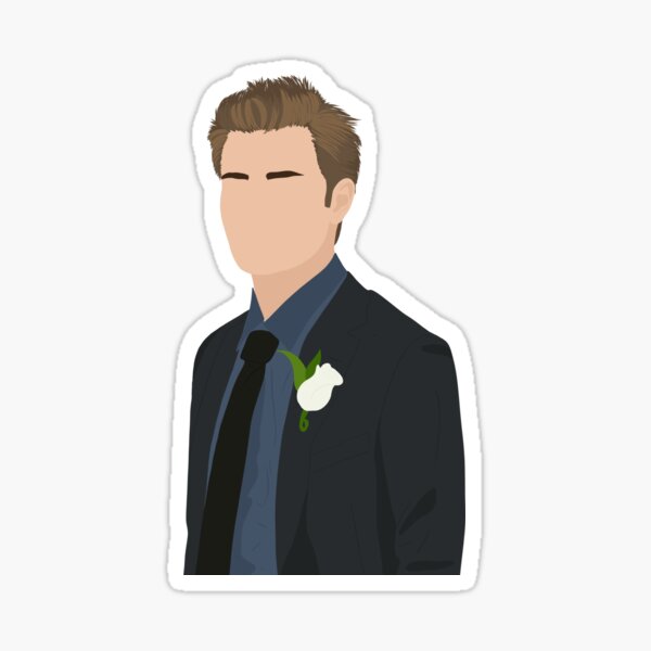 "stefan " Sticker for Sale by raenadrayton | Redbubble