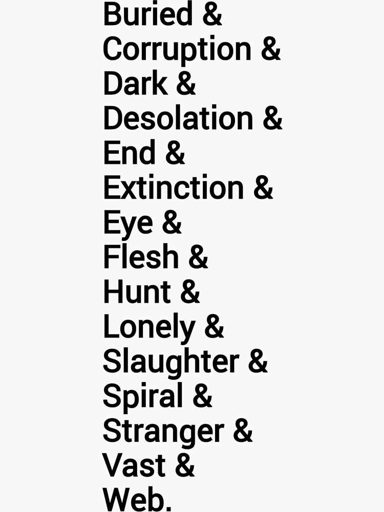 "TMA Entities (Transparent)" Sticker for Sale by eggily1023 | Redbubble