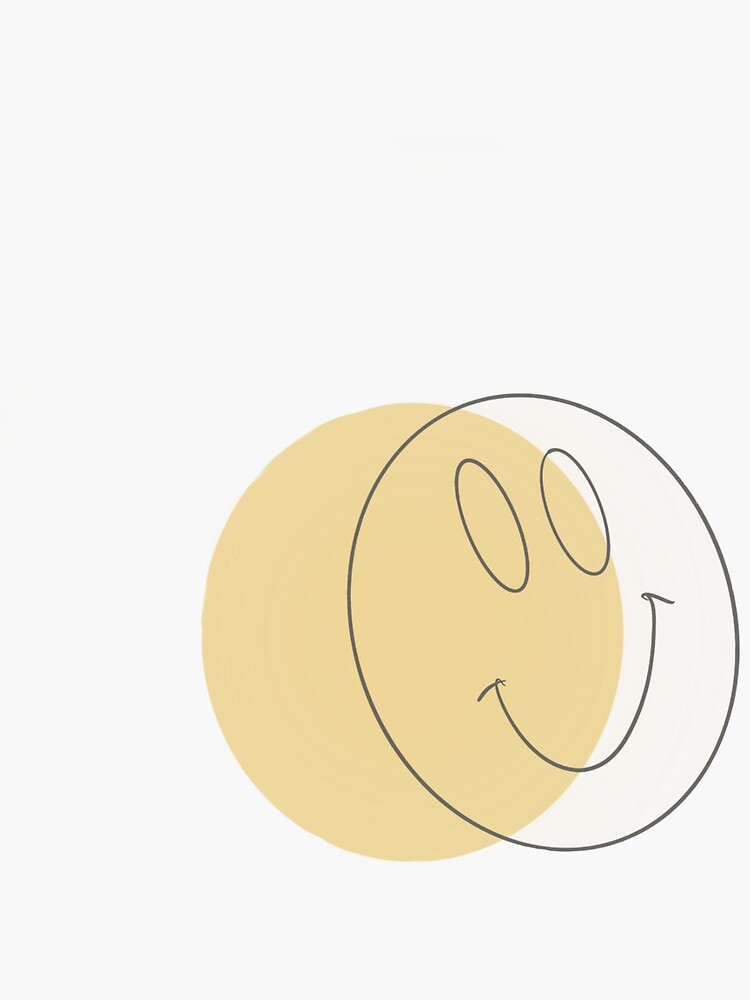 "Smile sticker design " Sticker by af2006 | Redbubble