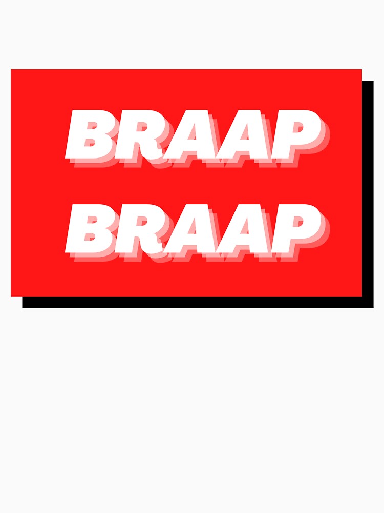 "BRAAP BRAAP Motorcycle Motorcross Moto X Dirt Bike Design" T-shirt for ...