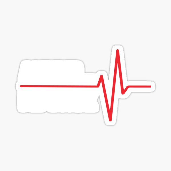 "Annnd... I'm Back Funny Heartbeat Resuscitation" Sticker for Sale by ...
