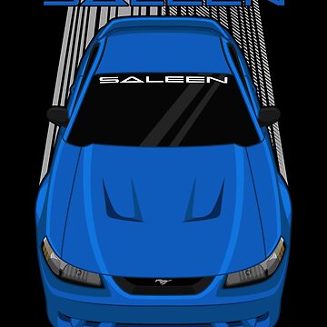 "Ford Mustang Saleen SN95 - 1999-2004 - Bright Atlantic Blue" Sticker ...
