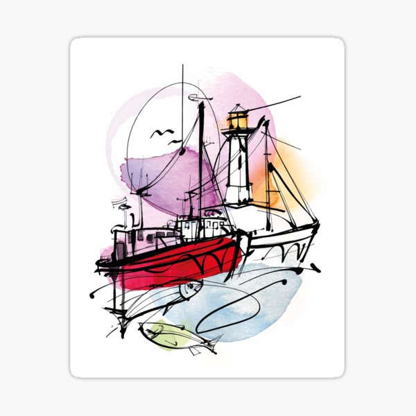 "PORT" Sticker by GFXBubble | Redbubble