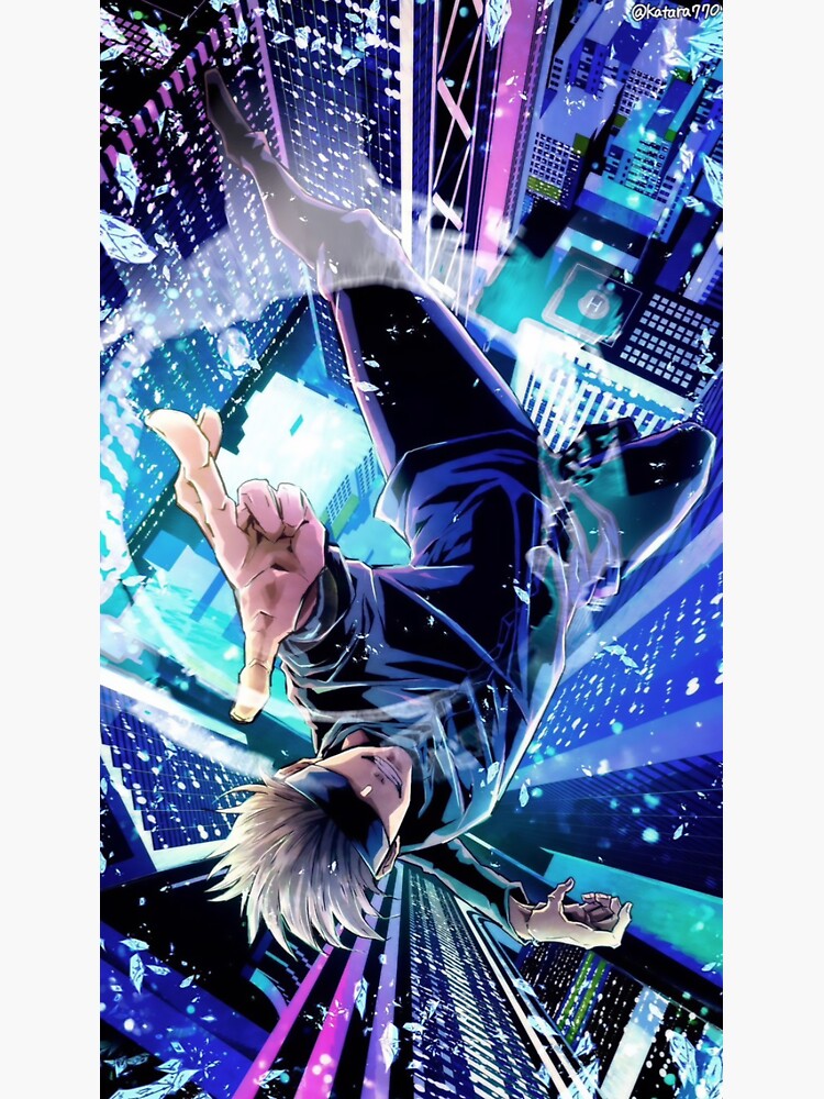 "Gojo Falling" Sticker for Sale by Kaandro | Redbubble