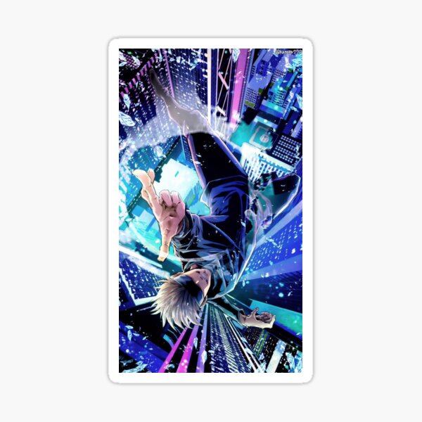 "Gojo Falling" Sticker for Sale by Kaandro | Redbubble