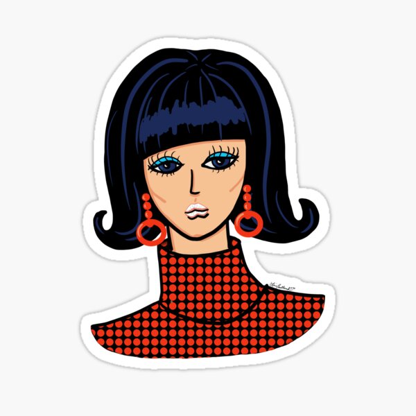 "Connie" Sticker for Sale by loeye | Redbubble