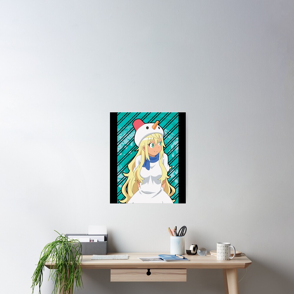 "Xmas Snow Waifu Girl | Anime and manga" Poster for Sale by Duhon19 ...
