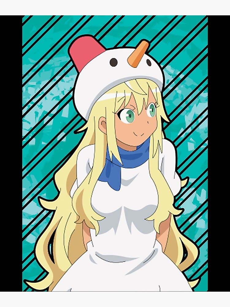"Xmas Snow Waifu Girl | Anime and manga" Poster for Sale by Duhon19 ...