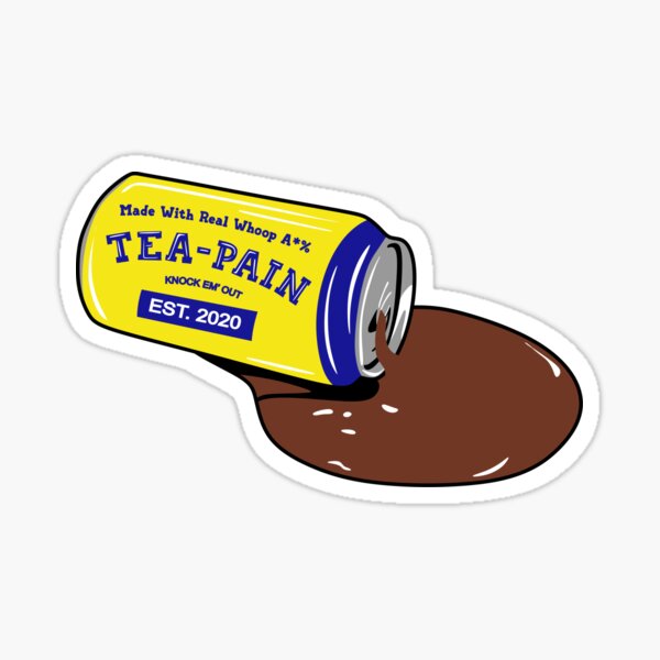 "Twisted Tea Slap Can Spill" Sticker for Sale by FFDoodles | Redbubble