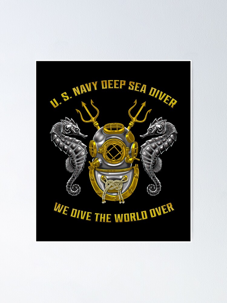 "Deep Sea Diver" Poster by Skyviper | Redbubble