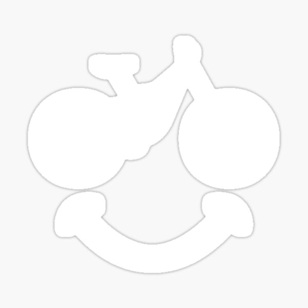 "Mountain Bike Smiley MTB Happy Face for Mountain Biker " Sticker by ...