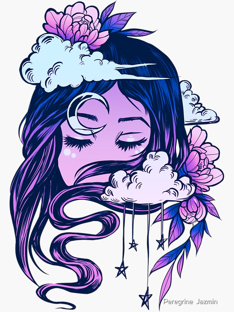 "Sleepy" Sticker for Sale by retkikosmos | Redbubble