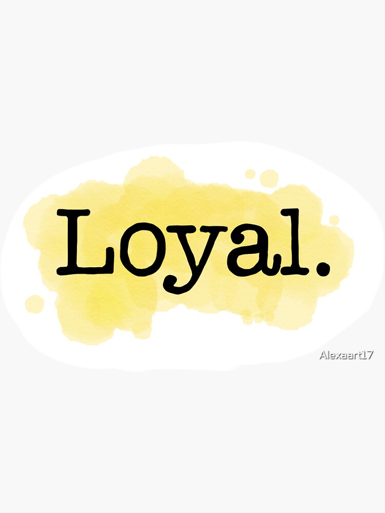 "Loyal Watercolor Sticker" Sticker for Sale by Alexaart17 | Redbubble