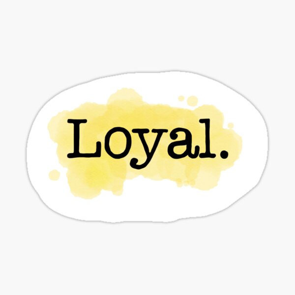 "Loyal Watercolor Sticker" Sticker for Sale by Alexaart17 | Redbubble