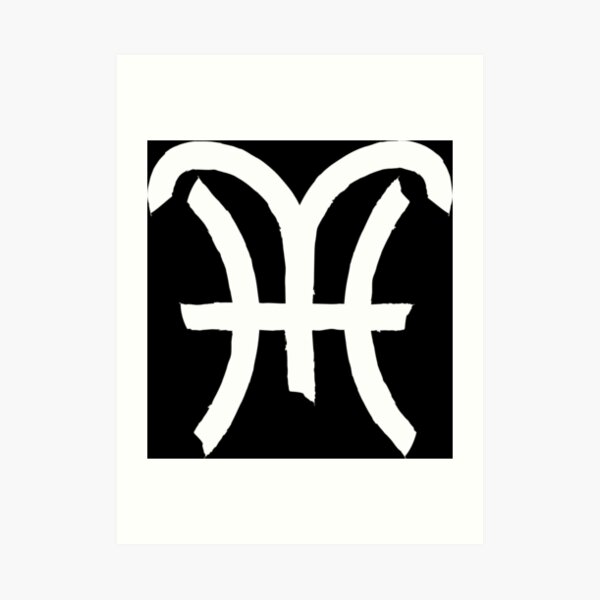 Pisces And Aries Combined Zodiac Signs Double Horoscope Symbols In