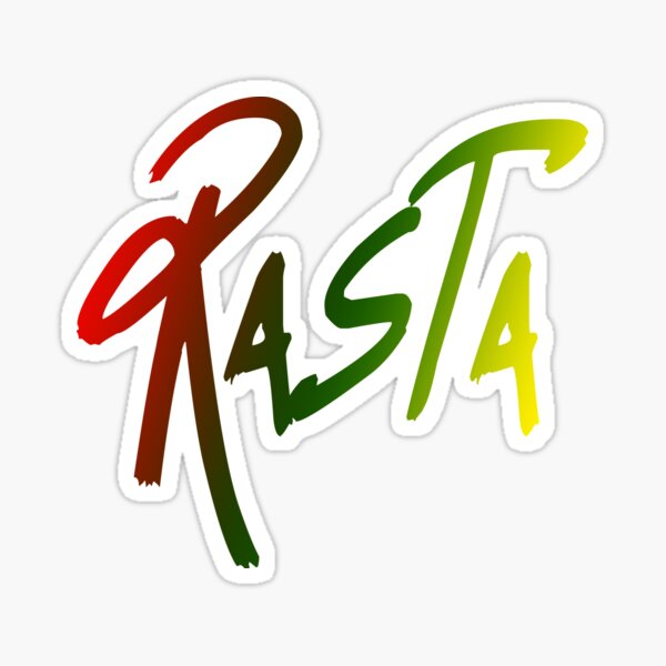 "Rasta " Sticker for Sale by ColibriArt | Redbubble