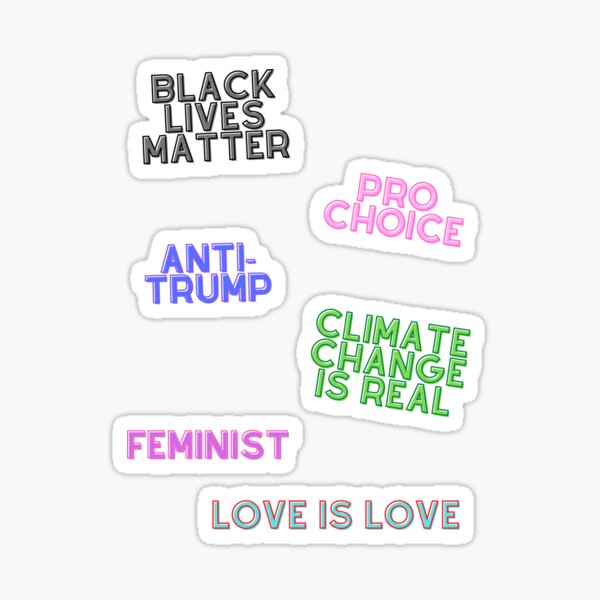 "Liberal Sticker Pack" Sticker for Sale by jreiken | Redbubble