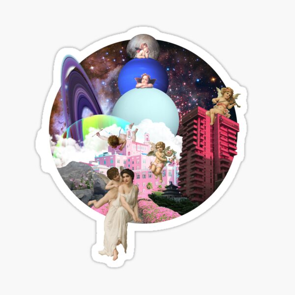 "Modern Heaven" Sticker by hannahdollman | Redbubble